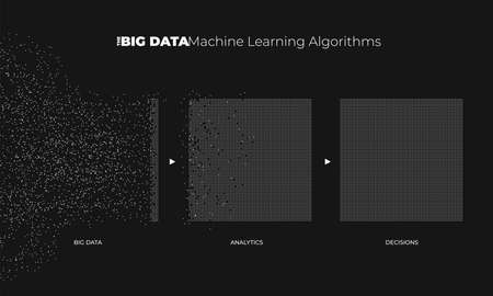 Big data visualization. Visual data complexity analytics. Concept design infographic ...