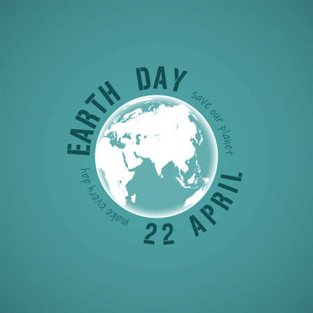 World Earth day concept. Vector illustration. Save the Earth concept ...