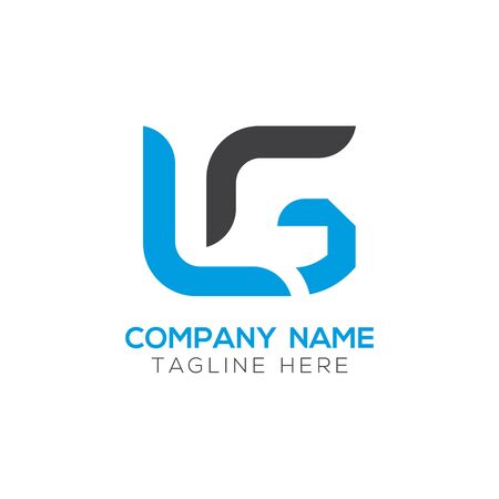 Initial LG letter Business Logo Design vector Template. Abstract Letter LG logo Design - Stock ...