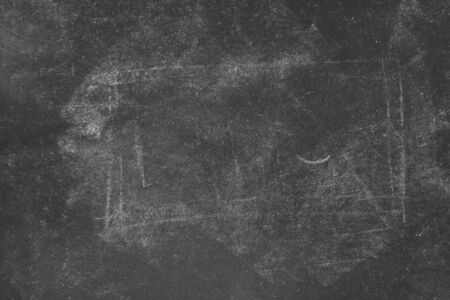 Retro toned dirty school blackboard with chalk marks texture as ...