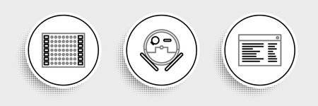 Set line Software, web developer programming code, Printed circuit board PCB and Robot vacuum ...