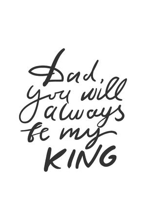 Dad you are the best. Father's hand lettering. Can be used for cards ...