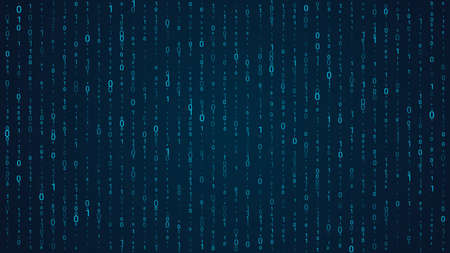 Vector of Blue matrix background. - ID:156205702 - Royalty Free Image ...