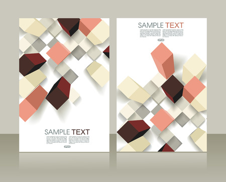 Retro design templates for a4 covers, banners, flyers and posters with ...