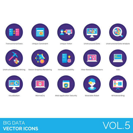 Vector of Big data icons including - ID:136313150 - Royalty Free Image ...
