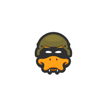 Vector of Evil army of duck logo mascot, - ID:1-119195331 - Royalty ...