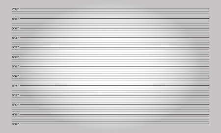 Vector of Police height chart for - ID:1-183861063 - Royalty Free Image ...