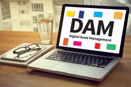 DAM Digital Asset Management Organization Computing Computer Laptop ...