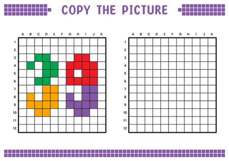 Vector of Copy the picture, complete the - ID:1-196624990 - Royalty ...