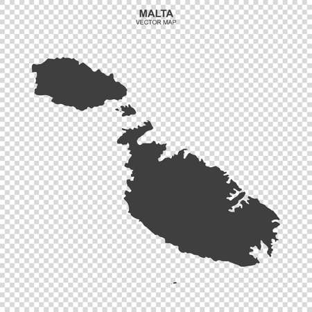 Vector of Political map of Malta - ID:1-139401783 - Royalty Free Image ...