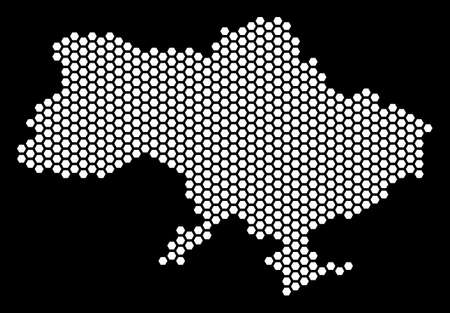Vector of Hex tile Ukraine map with - ID:1-101172022 - Royalty Free ...