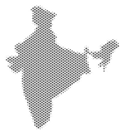 Vector of Schematic India map. Vector - ID:1-101401986 - Royalty Free ...