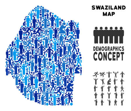 Vector of Vector population Swaziland - ID:1-103425822 - Royalty Free ...