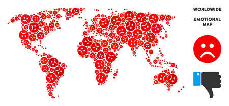 Vector of Emotion world map composition - ID:1-104144032 - Royalty Free ...