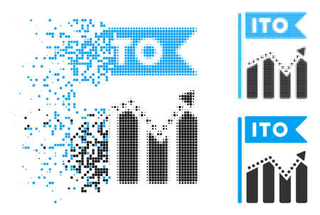 Vector of ITO chart icon in dispersed, - ID:1-109548197 - Royalty Free ...