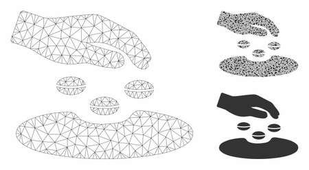 Vector of Mesh sow seeds model with - ID:129033527 - Royalty Free Image ...