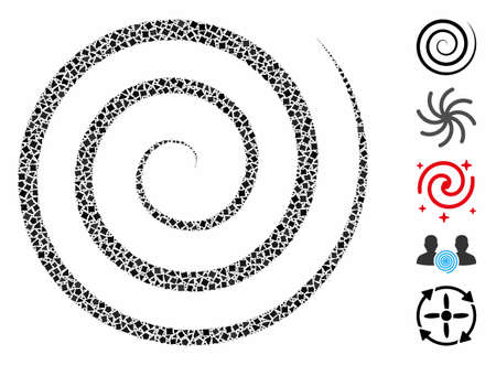 Vector of Whirl icon composition of - ID:134193607 - Royalty Free Image ...