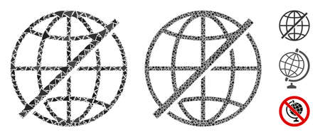 Vector of Not global icon composition of - ID:1-135416300 - Royalty ...