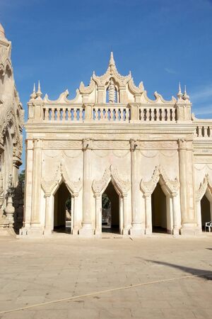 Architecture details of the Ananda Temple in Bagan, Myanmar. The Ananda ...