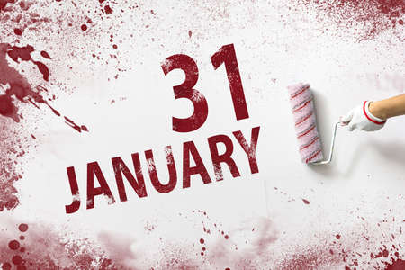 Photo of January 31st. Day 31 of month, - ID:1-173987317 - Royalty Free ...