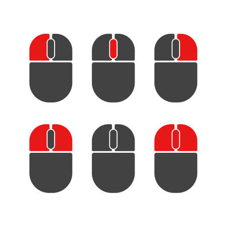 Vector of Mouse buttons click isolated - ID:1-151502686 - Royalty Free Image - Stocklib