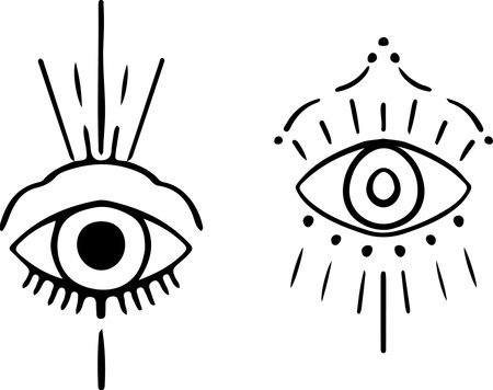Third Eye Triangle Drawing