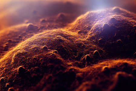 Photo of Bacteria on skin surface under - ID:1-192058244 - Royalty Free ...