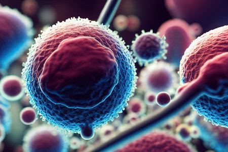 Photo of Cancer malignant cells. - ID:1-192037611 - Royalty Free Image ...