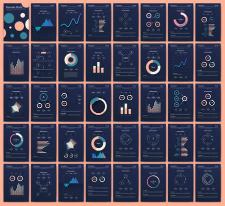 Modern infographic vector elements for business brochures. Use in ...