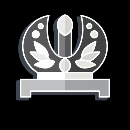 Icon Crown. related to Russia symbol. glossy style. simple design ...