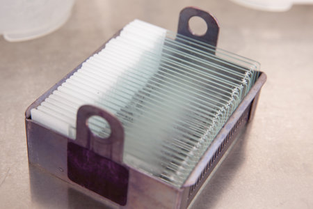 Photo of Slides with paraffin embedded - ID:1-192029072 - Royalty Free ...