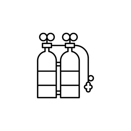 Vector of Travel oxygen tank outline - ID:1-133220999 - Royalty Free ...