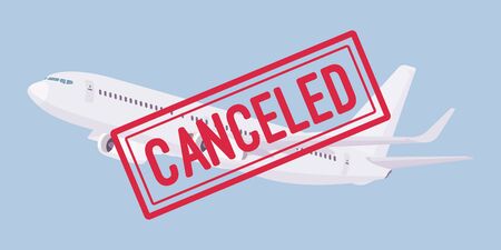 Vector of Cancelled airline flight, - ID:1-144756290 - Royalty Free ...