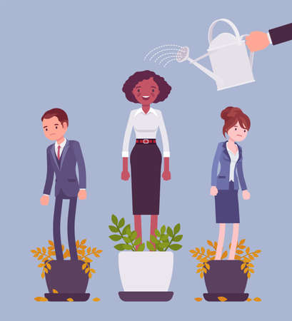 Vector of Growing female talent from - ID:155203787 - Royalty Free ...