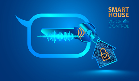 Vector of Voice controls for smart home - ID:1-86482035 - Royalty Free ...