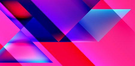 Dynamic triangle design with fluid gradient colors abstract background ...