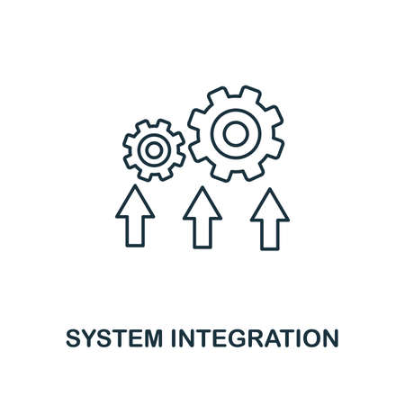 Vector of System Integration outline - ID:117032287 - Royalty Free ...
