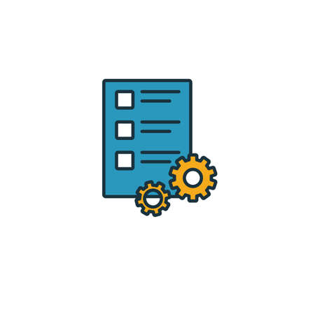 Vector of Work Plan icon. Simple element - ID:133879079 - Royalty Free ...