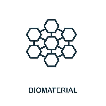 Vector of Biomaterial icon. Simple line - ID:1-142962231 - Royalty Free ...