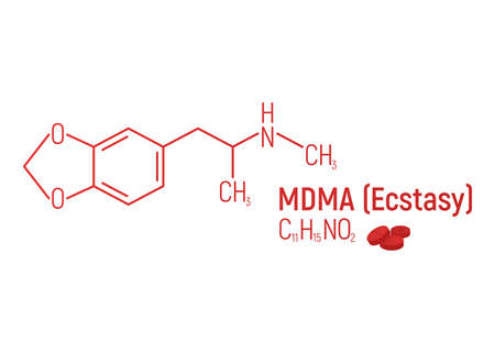 Vector of MDMA ecstasy concept chemical - ID:1-164502625 - Royalty Free ...