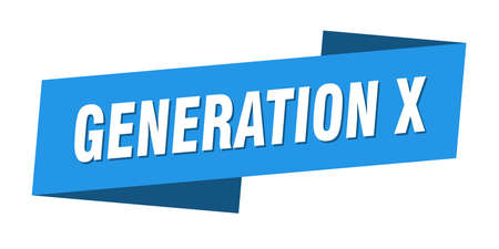 Vector of generation x banner template. - ID:1-143626946 - Royalty Free ...