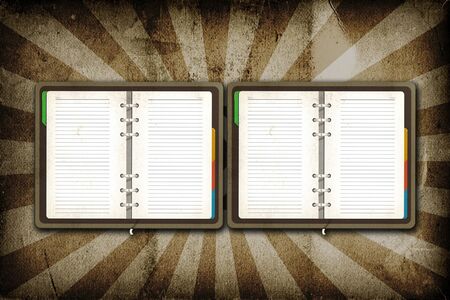 Open Blank page on grunge vintage background - Stock Image - Everypixel
