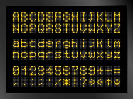 Vector of Realistic LED alphabet - ID:1-144286864 - Royalty Free Image ...