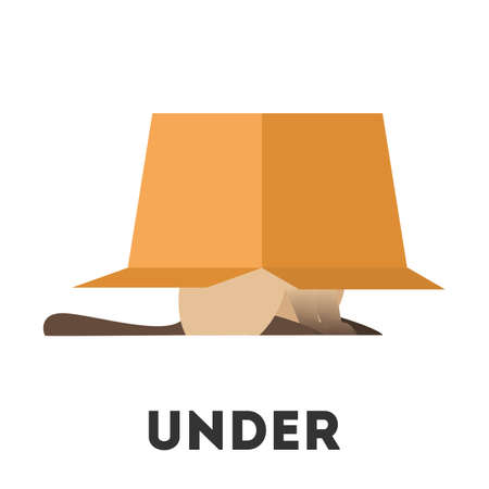 Vector of Cat and box. Learning - ID:128071388 - Royalty Free Image ...