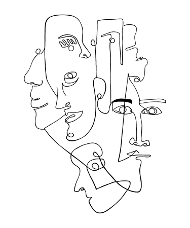 Abstract face one line Images - Search Images on Everypixel