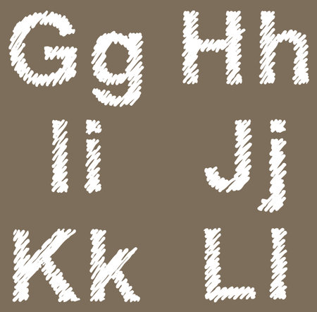 Vector of Vector hand-drawn font. - ID:1-157702706 - Royalty Free Image ...