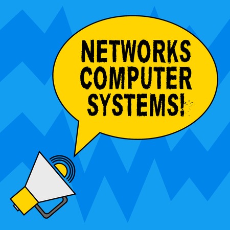Word writing text Networks Computer Systems. Business concept for ...