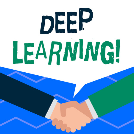 Handwriting text writing Deep Learning. Conceptual photo the collection ...