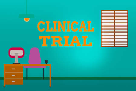 Conceptual hand writing showing Clinical Trial. Concept meaning ...