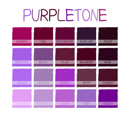 Purple Color Chart With Names